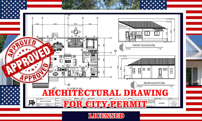 Draw architectural floor plan barndominium house masterplan mep ...