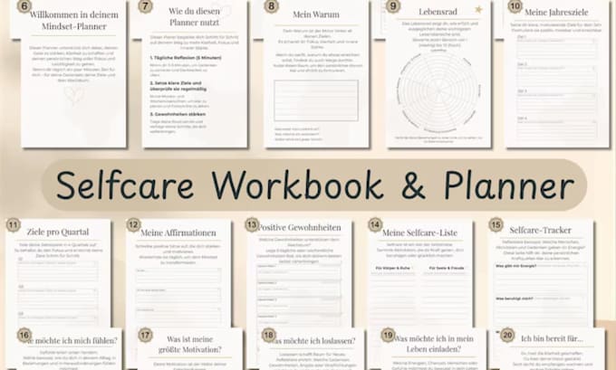 Design self help ebooks, mental health workbooks, guided journals and ...