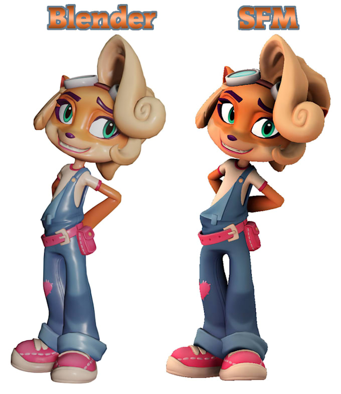 Crear modelo sfm, convertir tu modelo 3d a sfm, modelo mmd y modelo sfm ...