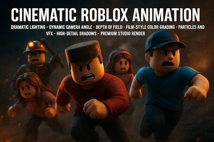 Create Cinematic Roblox Short Animations For You By Emmy Ct Fiverr