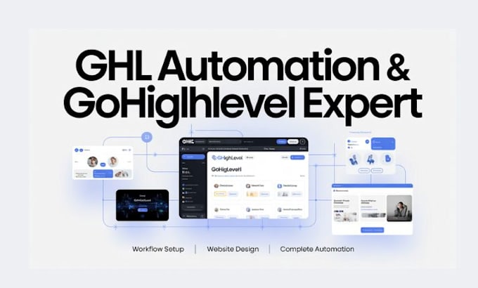 Setup gohighlevel workflow, automation, funnel saas snapshop ghl ...