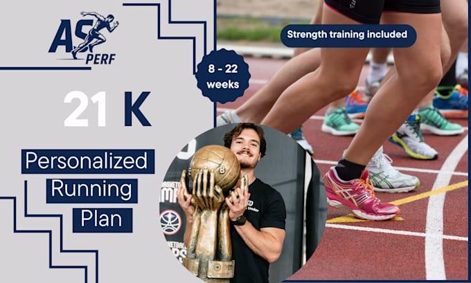 Create a personalized running plan for you 21k half marathon by As_perf ...