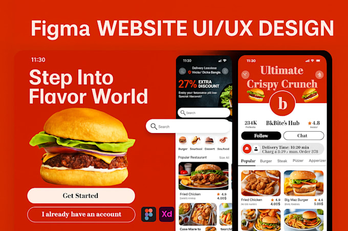Design figma website ui ux, web app and dashboard design in figma by ...