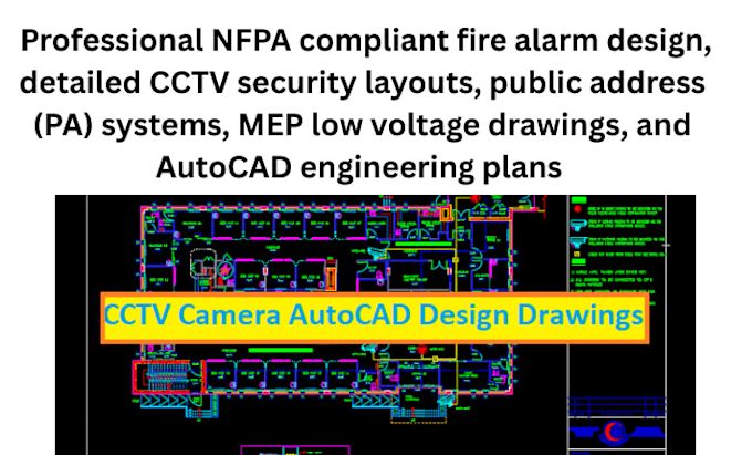 Design fire alarm, security, pa and mep systems with code compliant cad ...