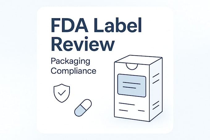 Review your product label for fda compliance by Joana_davis | Fiverr