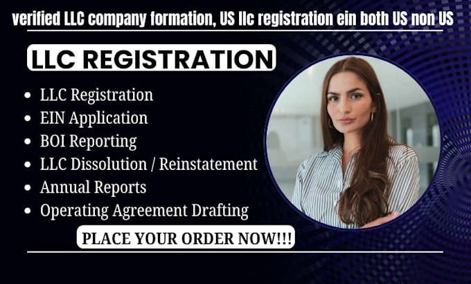 Do verified llc company formation, us llc registration ein both us non ...