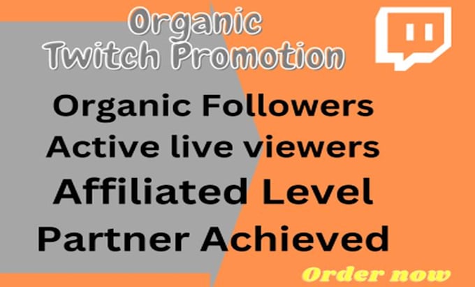 Twitch channel promotion, twitch affiliate, live viewers and chatters ...