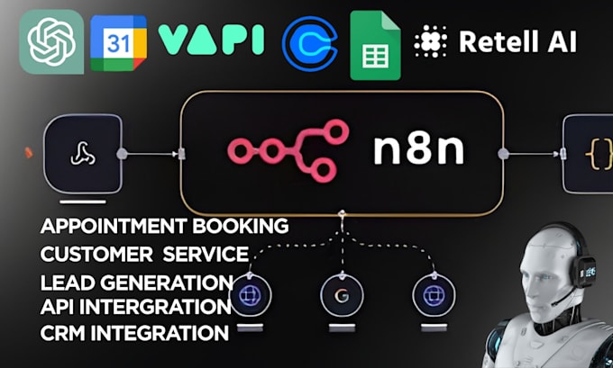 Build ai voice agent for appointment booking vapi ai, n8n, ghl and ...