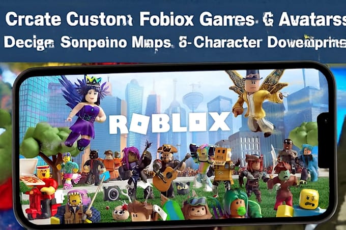 Create custom roblox games avatars design scripting maps character ...