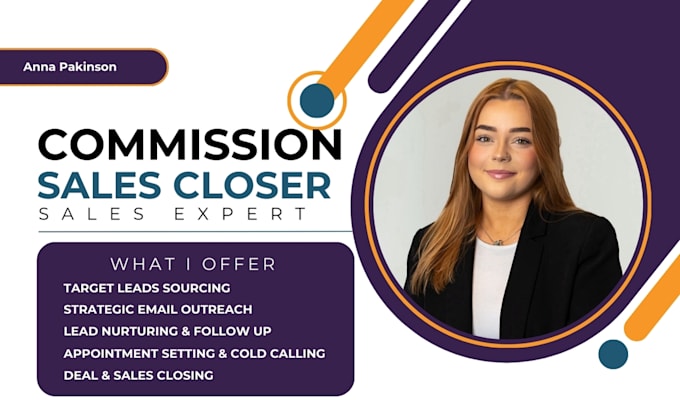 Be your commission based sales closer high ticket closer and ...