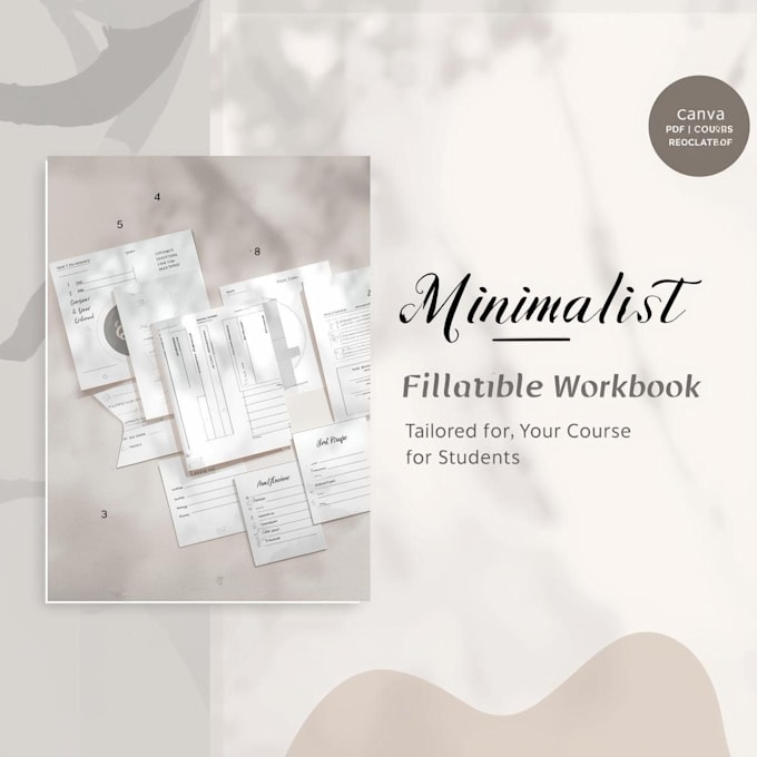 Do fillable workbook,interactive,online workbook by Hannahjoy906 | Fiverr