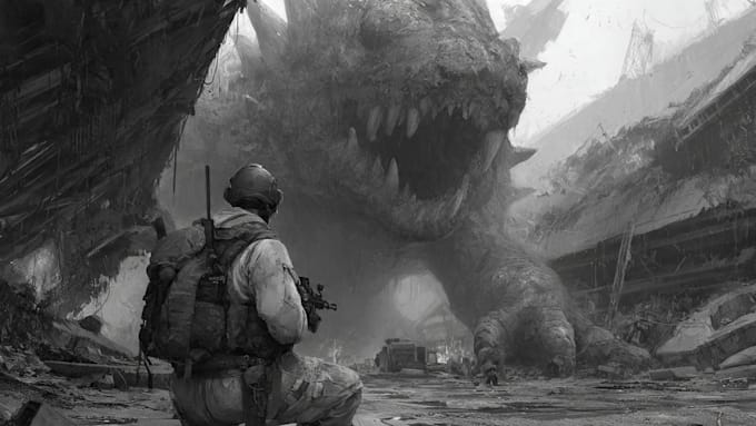 Design military concept art , monsters and characters by Markaelarris ...