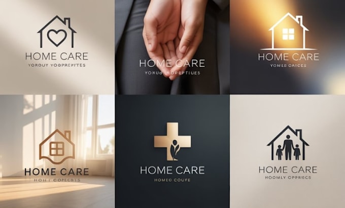 Design unique home care logo, home care website home care flyer ...