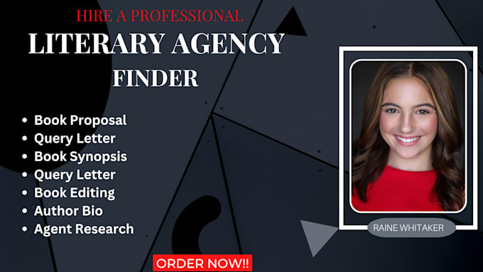 Find active literary agent, write query letter for fiction, non fiction ...
