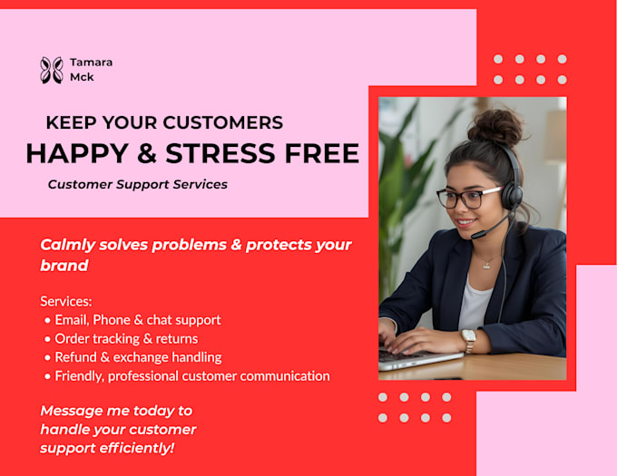 Be your reliable customer service rep by Tamara_mckinney | Fiverr