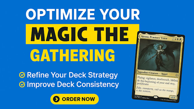 Enhance and optimize your magic the gathering card commander deck mtg ...