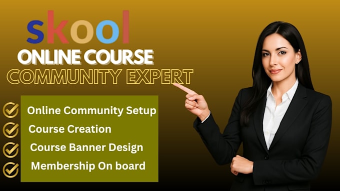Setup skool community online course, community setup, skool course ...
