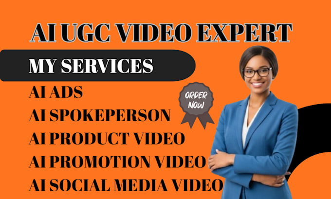 Create ai ugc video ads spokeperson ai promotion video by Roselilly601 ...