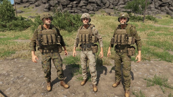 Design full body characters for arma reforger and comics by ...