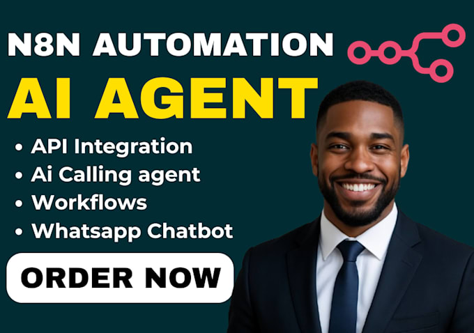 Build n8n ai agent, ai automation, n8n workflow, open ai, perplexity, rag, api by Brandedexpert5 ...