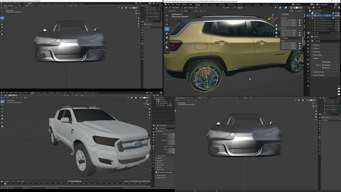 Build custom body kits car, sport car, luxury car, fivem car, beamng ...