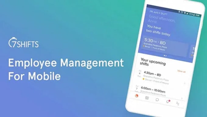 Develop shift management app, staff shift planner app, employee ...