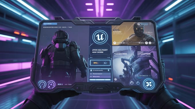 Develop aaa game, ui ux, fps systems and 3d assets with unreal and ...