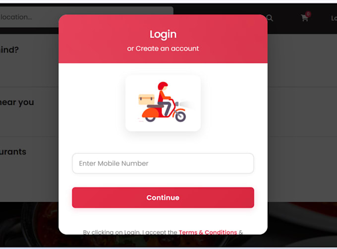 Food ordering google map by Liminos | Fiverr