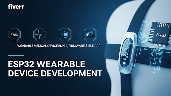 Wearable medical, health device with emg, imu sensors, firmware, ble ...