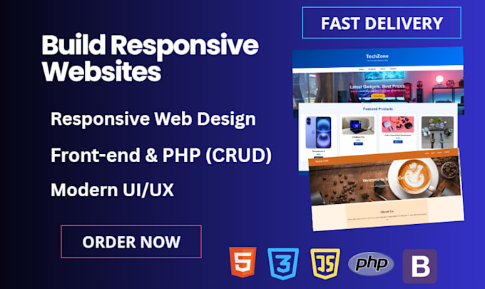 Build, rebuild website as a website development, front end development by Photo_bucket | Fiverr