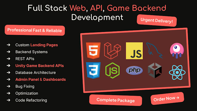 Build full website in laravel node mysql by Hishamzahid | Fiverr