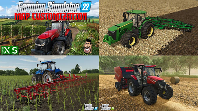 Create custom farming simulator maps and tractor for farming by Taila ...