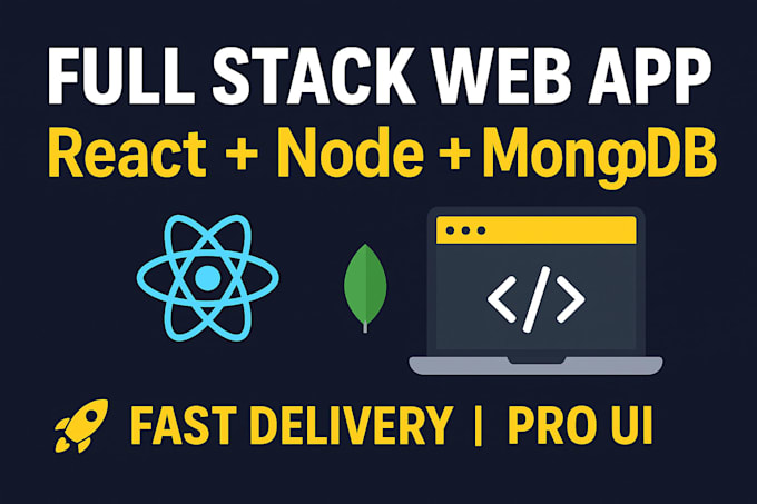 Create a responsive full stack website with react, node, express and ...
