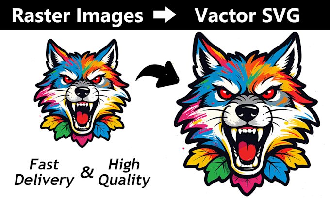 Convertir png a logo vectorial svg, también ai, eps y pdf