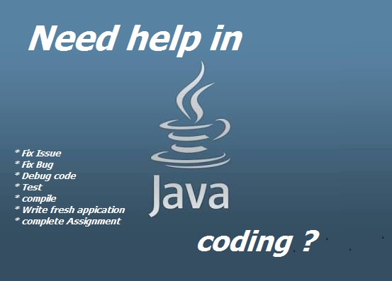 Fix Java Code For You By Borse1012 Fiverr