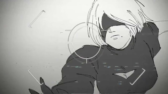 Do 2d line art line art animation 2d traditional frame by frame ...