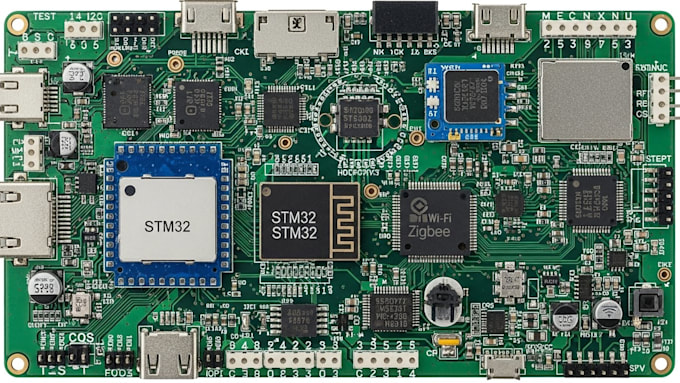 Design pcb for wireless interfaces, stm32, esp32, sensors by ...