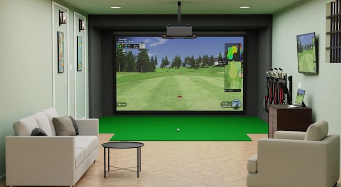 Remake 3d mini golf,golf space, golf landscape, golf sport space ...