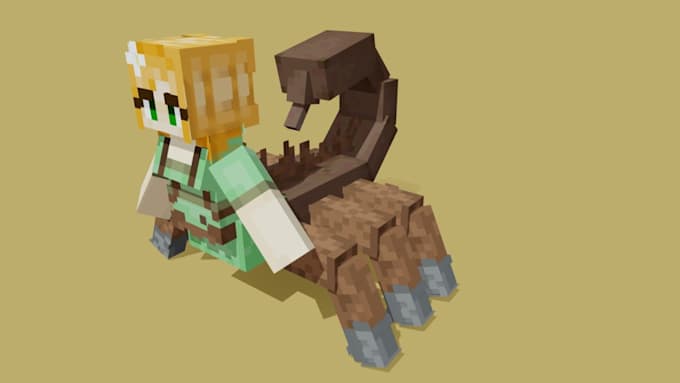 Create custom blockbench 3d minecraft models, textures, and animations ...