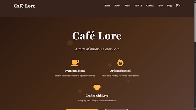 Make a custom static website by Lungani_mthembu | Fiverr