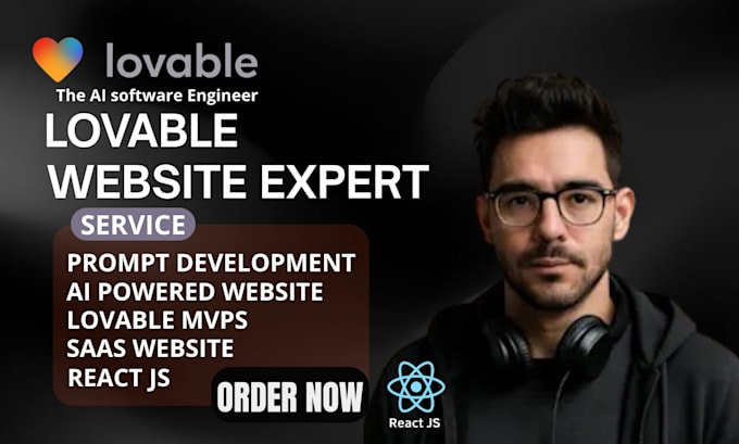 Lovable ai website lovable ai lovable website deploy lovable ai vibe coding by Juliewalt | Fiverr