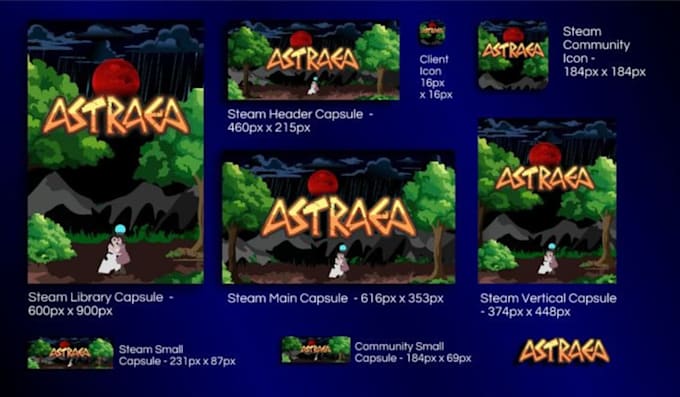 Be steam capsule artist steam game capsule art design steam page ...