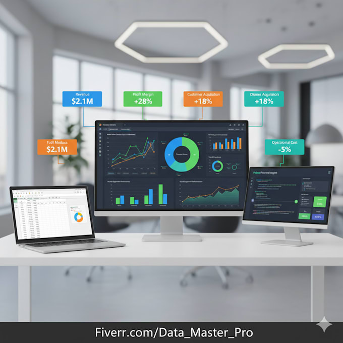 Analyze your data and create a professional dashboard in power bi and ...