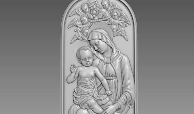 Sculpt custom bas relief model, wood engraving, 3d logo medallion, 3d ...