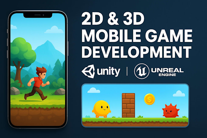 Develop 2d, 3d mobile games with unity by Davidbraben | Fiverr
