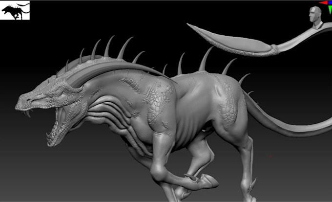Design 3d animals,character model,monster 3d creature modeling in ...