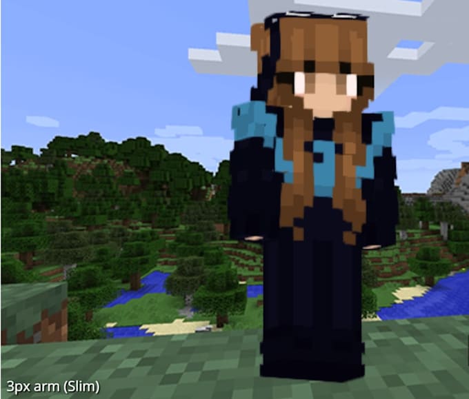 Create a minecraft custom premium player skin design by Akif_abdullah ...