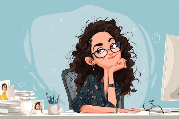 Draw any cartoon character in full color by Smartsadhin | Fiverr