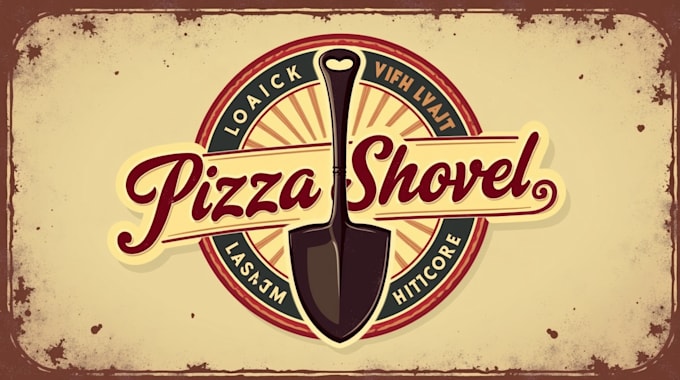 Design outstanding pizza shovel logo by Jinia_islam1 | Fiverr