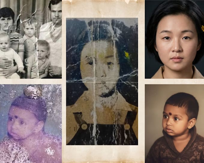 Restore damaged old photos, fix blurry images and upscale to hd quality ...